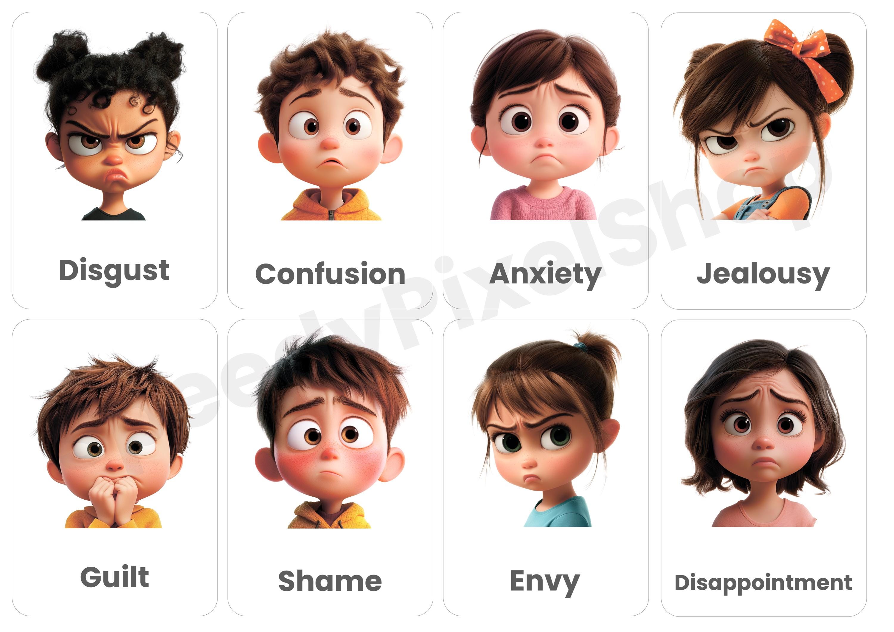 Emotions Poster for Kids. Feeling Chart for Classroom. Toddler ...