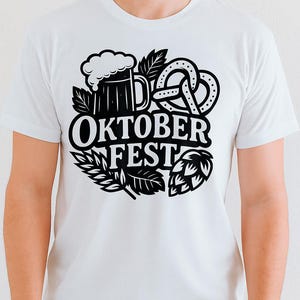 Oktoberfest SVG Bundle, Beer Mug, Pretzel, Hops and Leaves, German ...