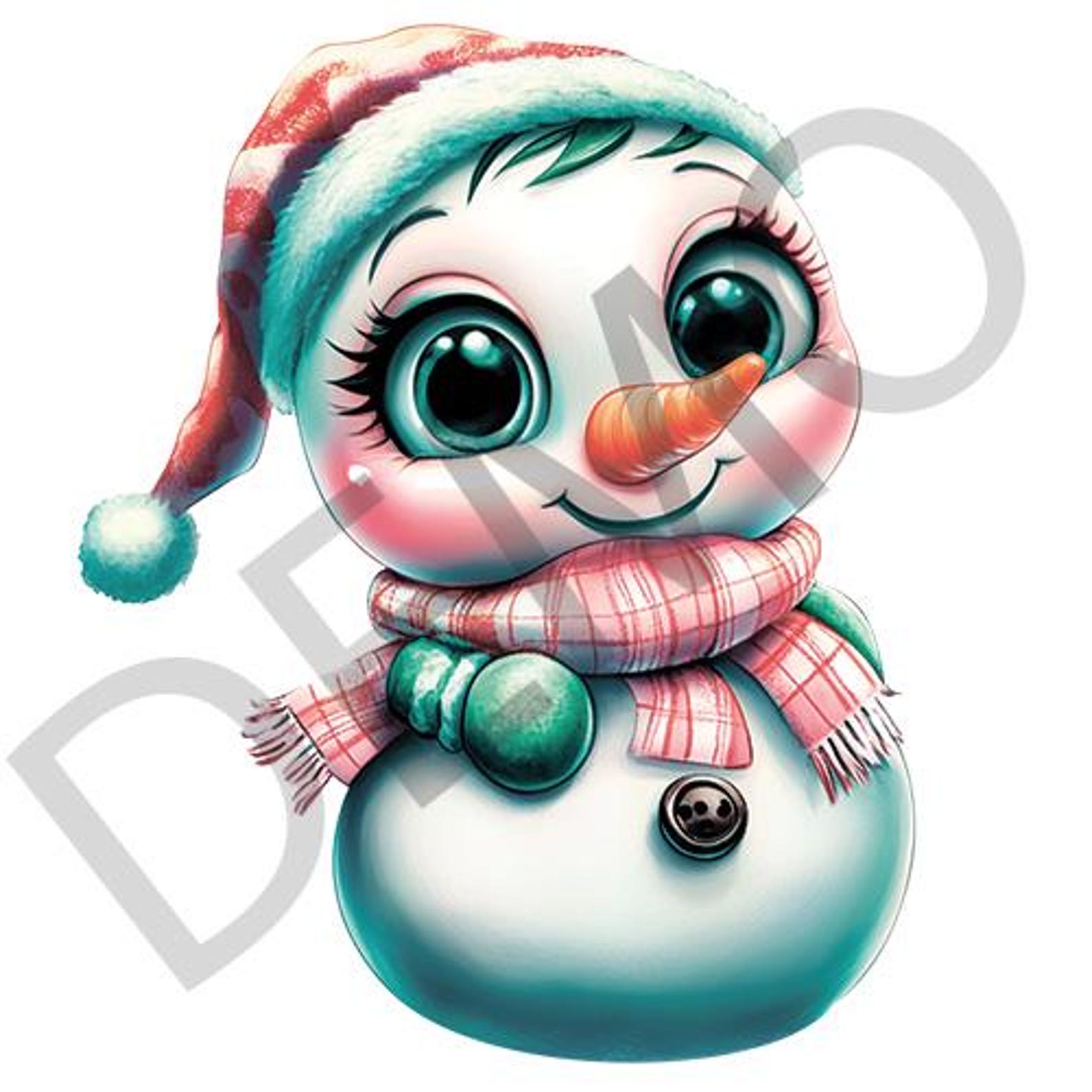 New Year 2025, Set of 10 Adorable Snowman Figures PNG , New Year Vibes ...