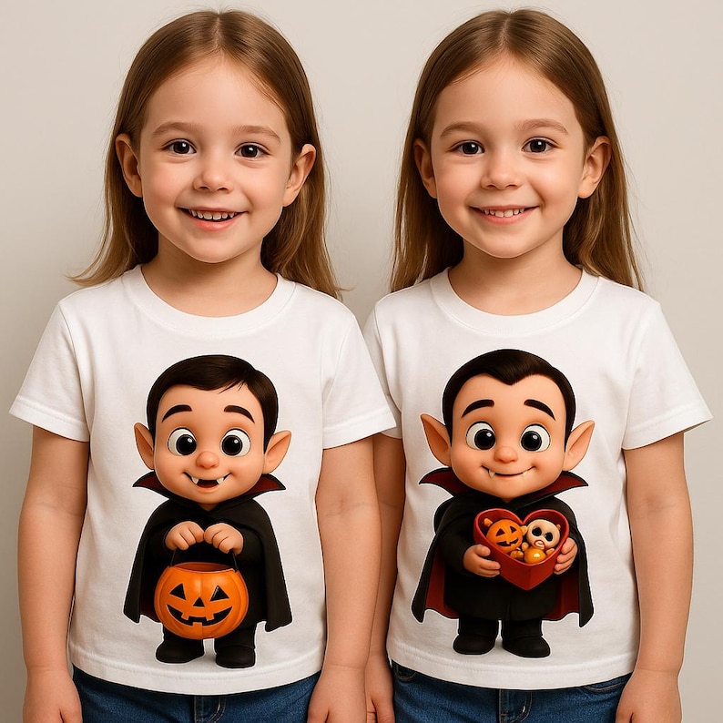 Cute Baby Vampire Clipart Bundle. Halloween Digital Download. 3D ...