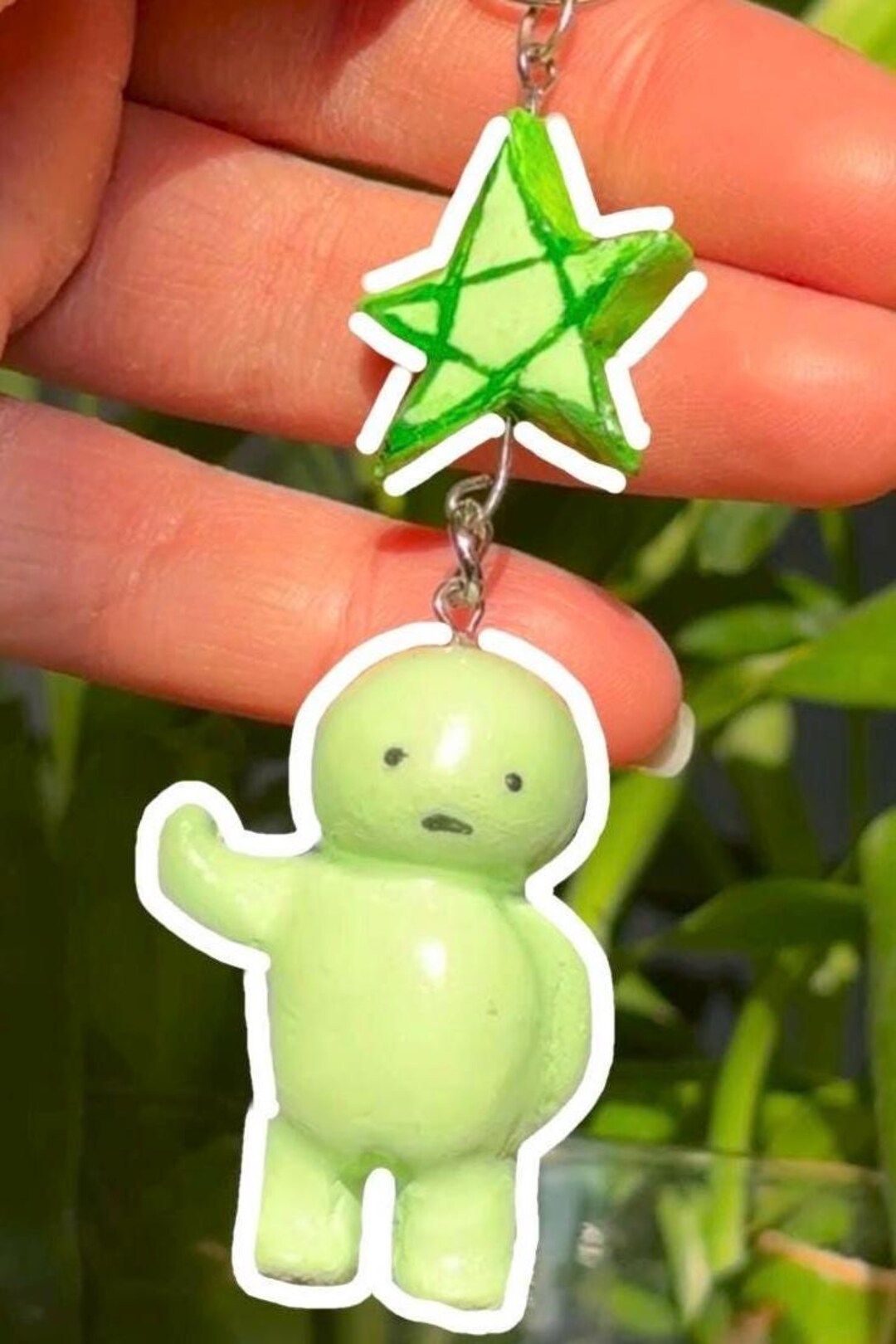 Polymer Clay Sassy Smiski Keychain - Etsy