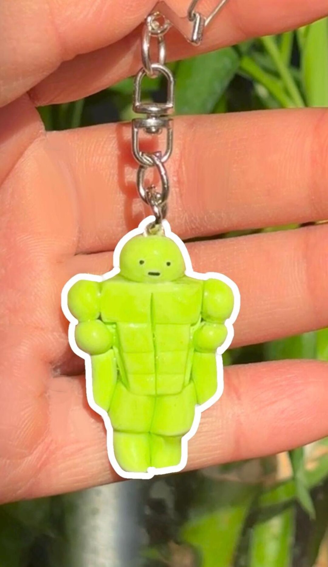 Buff Smiski Clay Charm Keychain - Etsy