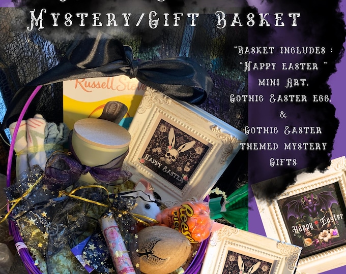 Goth Easter Basket, Gothic Witchy Mystery Box, Gothic Gift for Her ...