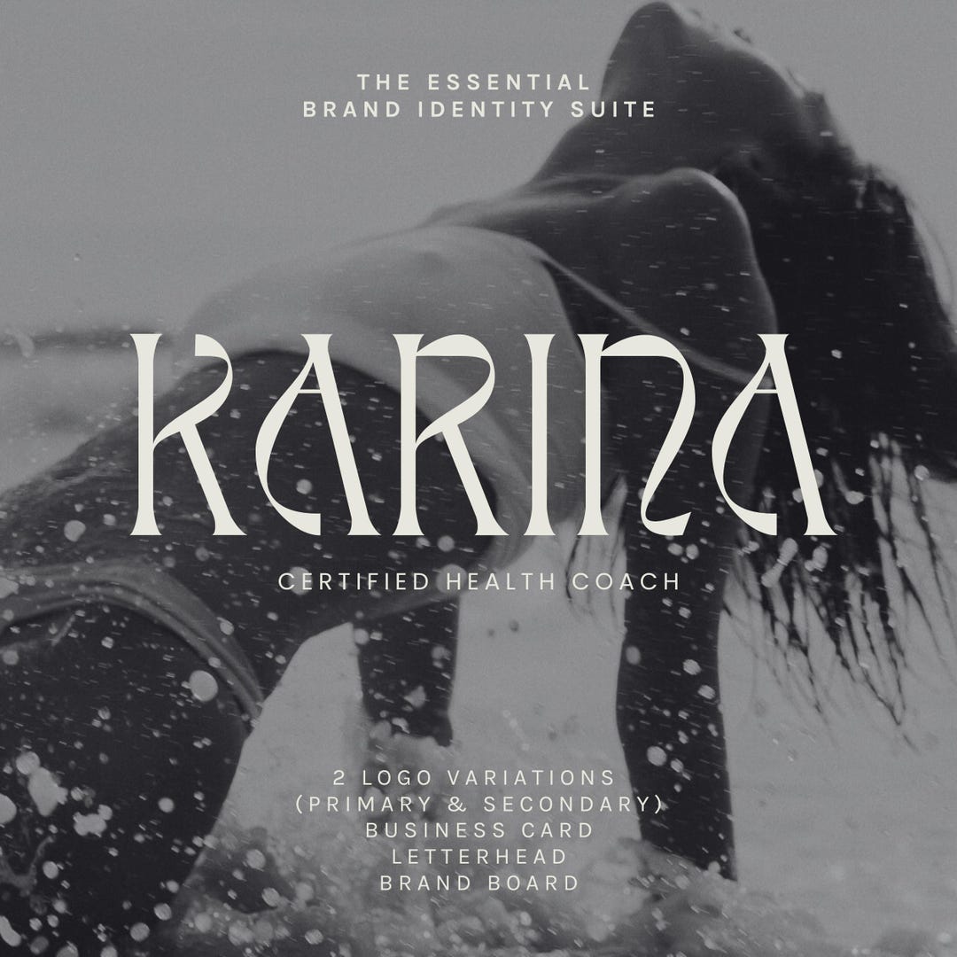 Karina Canva Brand Kit: Logo Suite & Branding Guidelines (digital ...