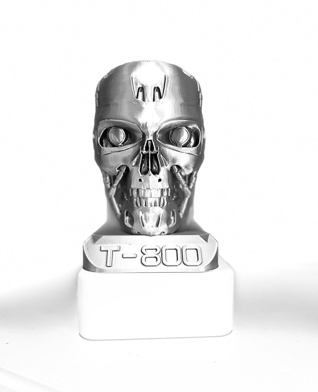 Terminator T-800 Endoskull Bust – Large 3D Printed Replica – Sci-fi ...