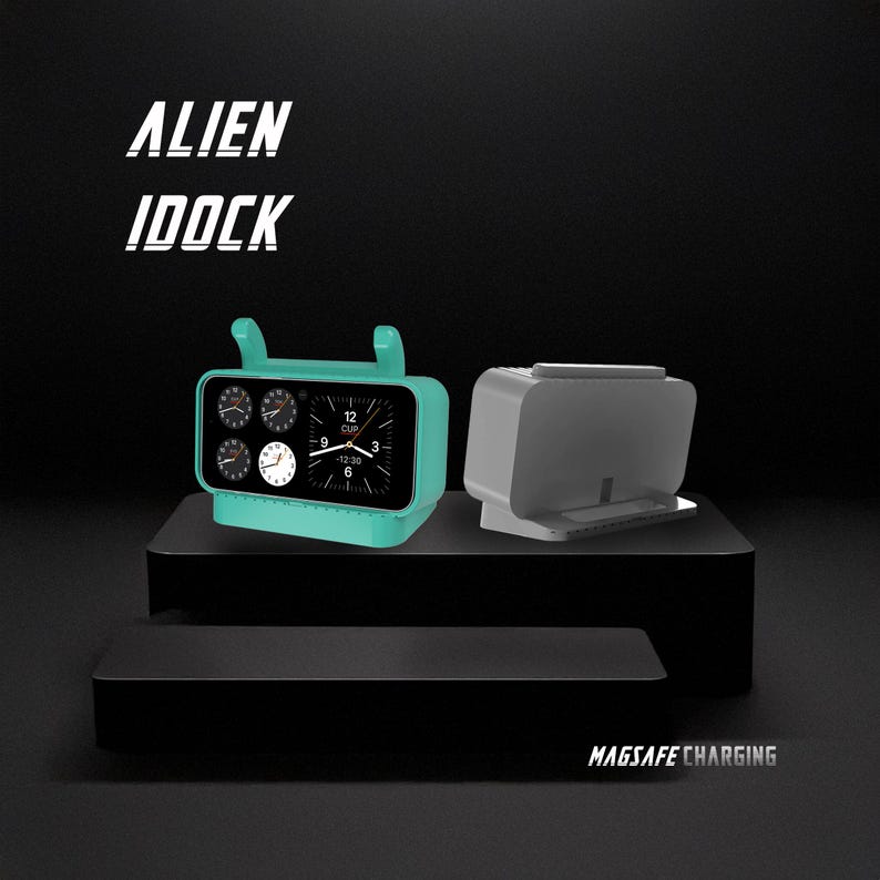 IPhone Retro Alien Night Stand Clock Dock | iPhone Standby Mode ...