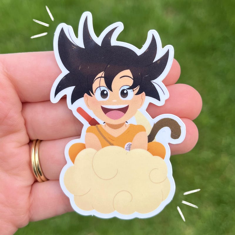 Kid Goku Stickers - Etsy