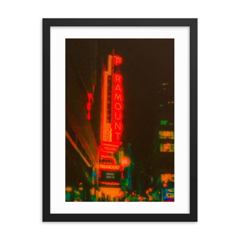 Paramount Click: Film Photography Wall Art of Iconic Paramount Theater ...