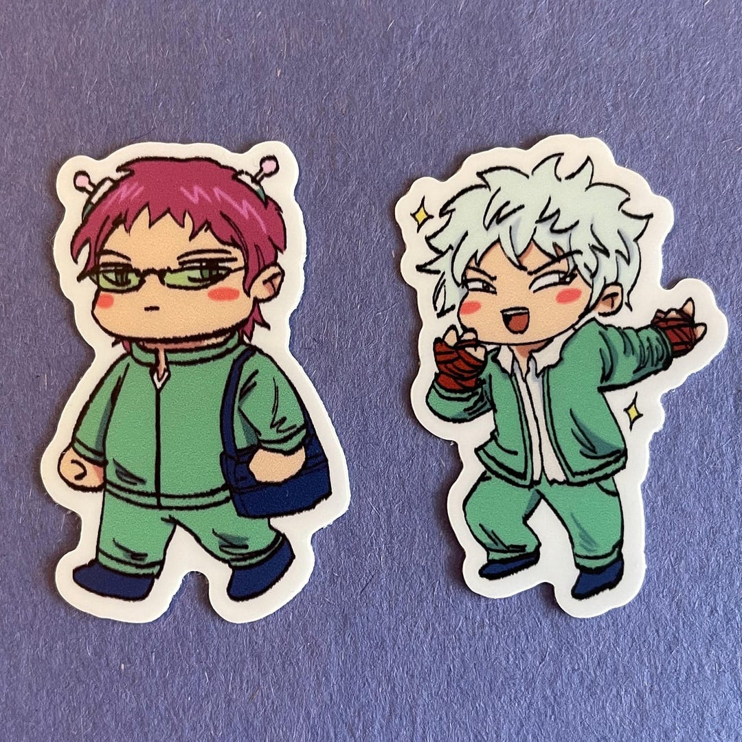 Saiki K Chibi Stickers - Etsy
