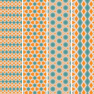 DIGITAL PRINTABLE Download - 1970s Retro - BACKGROUND Pages - 10 Pretty ...