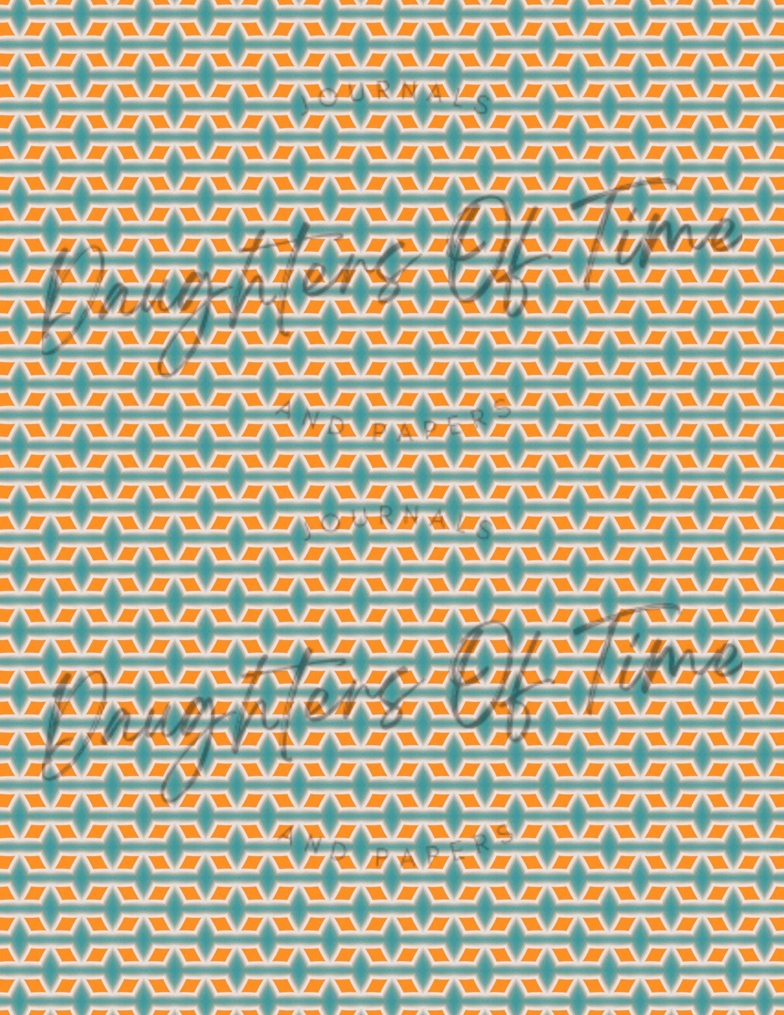DIGITAL PRINTABLE Download - 1970s Retro - BACKGROUND Pages - 10 Pretty ...