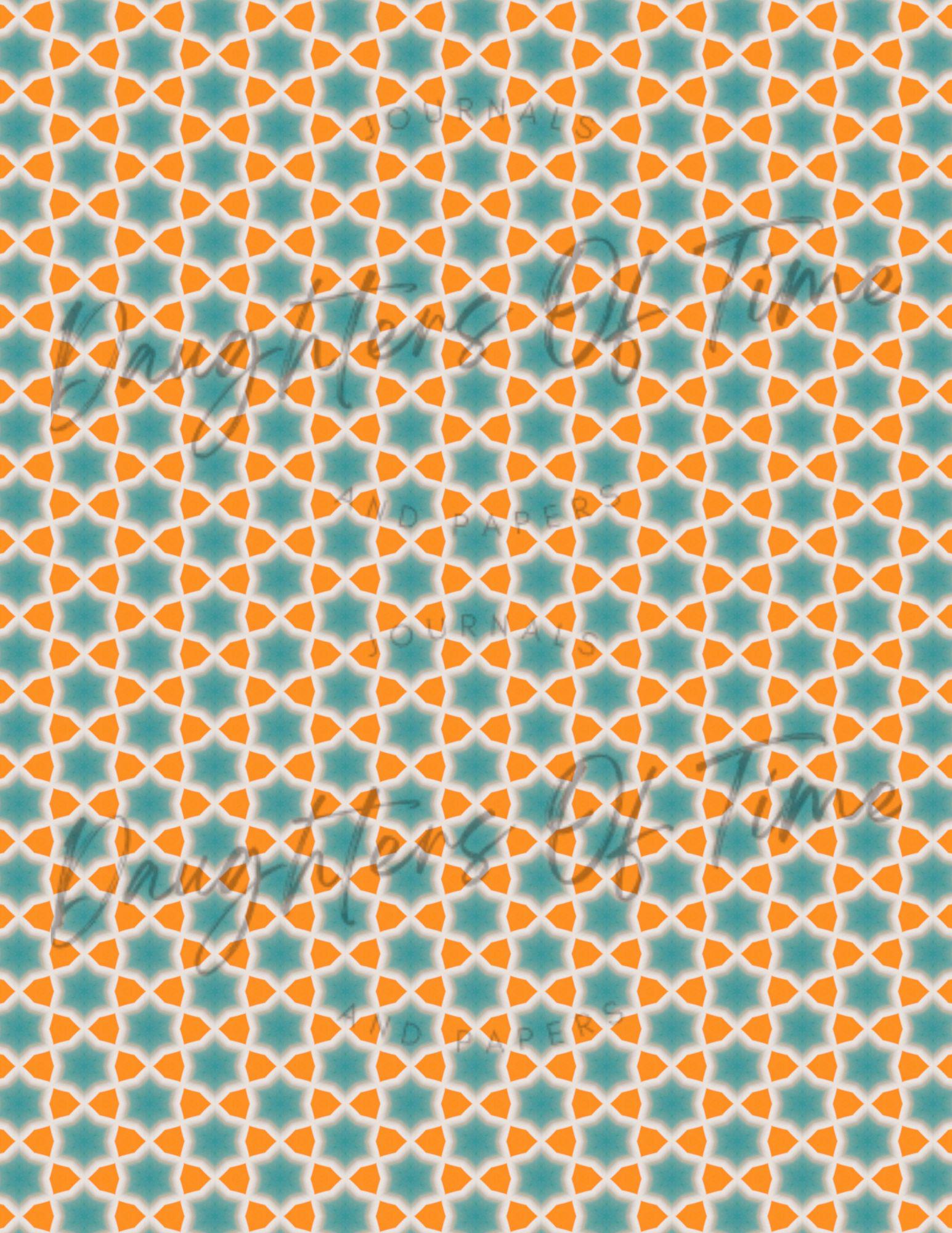DIGITAL PRINTABLE Download - 1970s Retro - BACKGROUND Pages - 10 Pretty ...