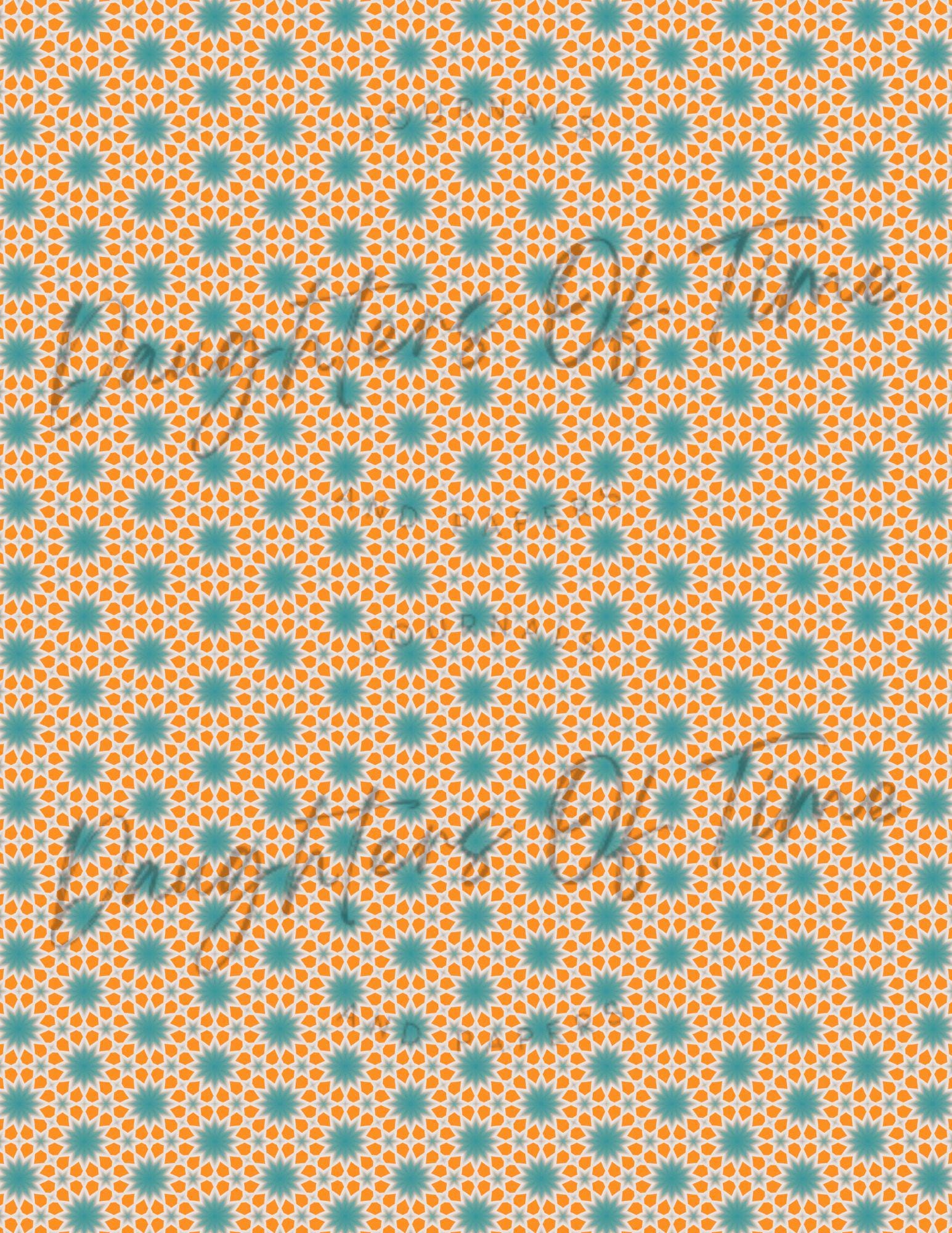DIGITAL PRINTABLE Download - 1970s Retro - BACKGROUND Pages - 10 Pretty ...