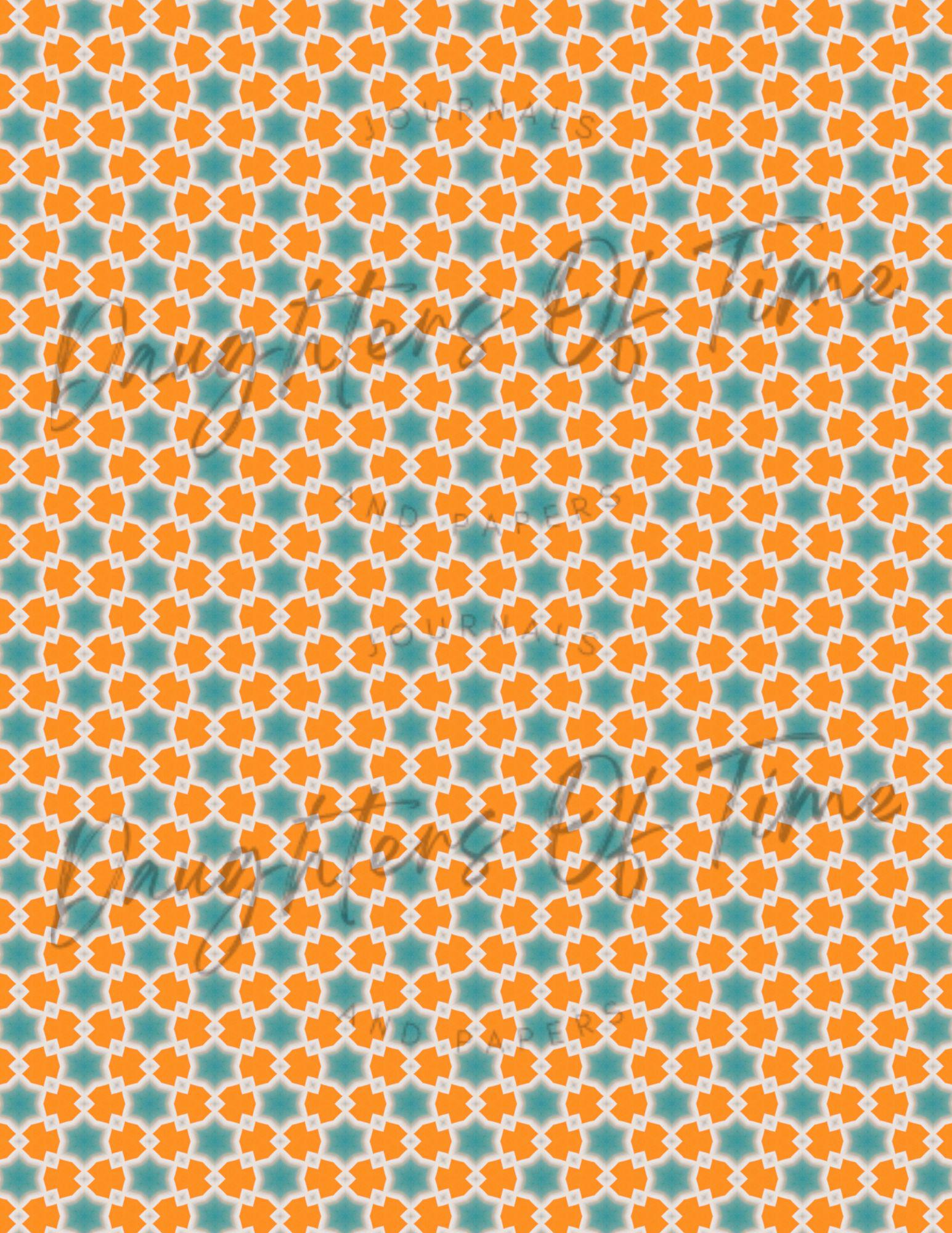 DIGITAL PRINTABLE Download - 1970s Retro - BACKGROUND Pages - 10 Pretty ...