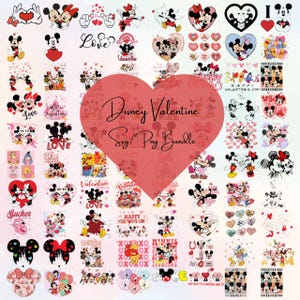 Disney valentine svg - Etsy