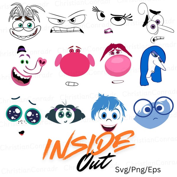 Character Faces - Etsy