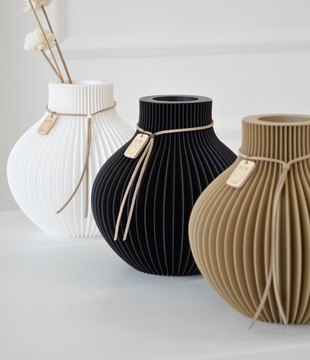 3D Printed Vase, Matte Finish, Eco-friendly PLA, Handmade in Lithuania ...
