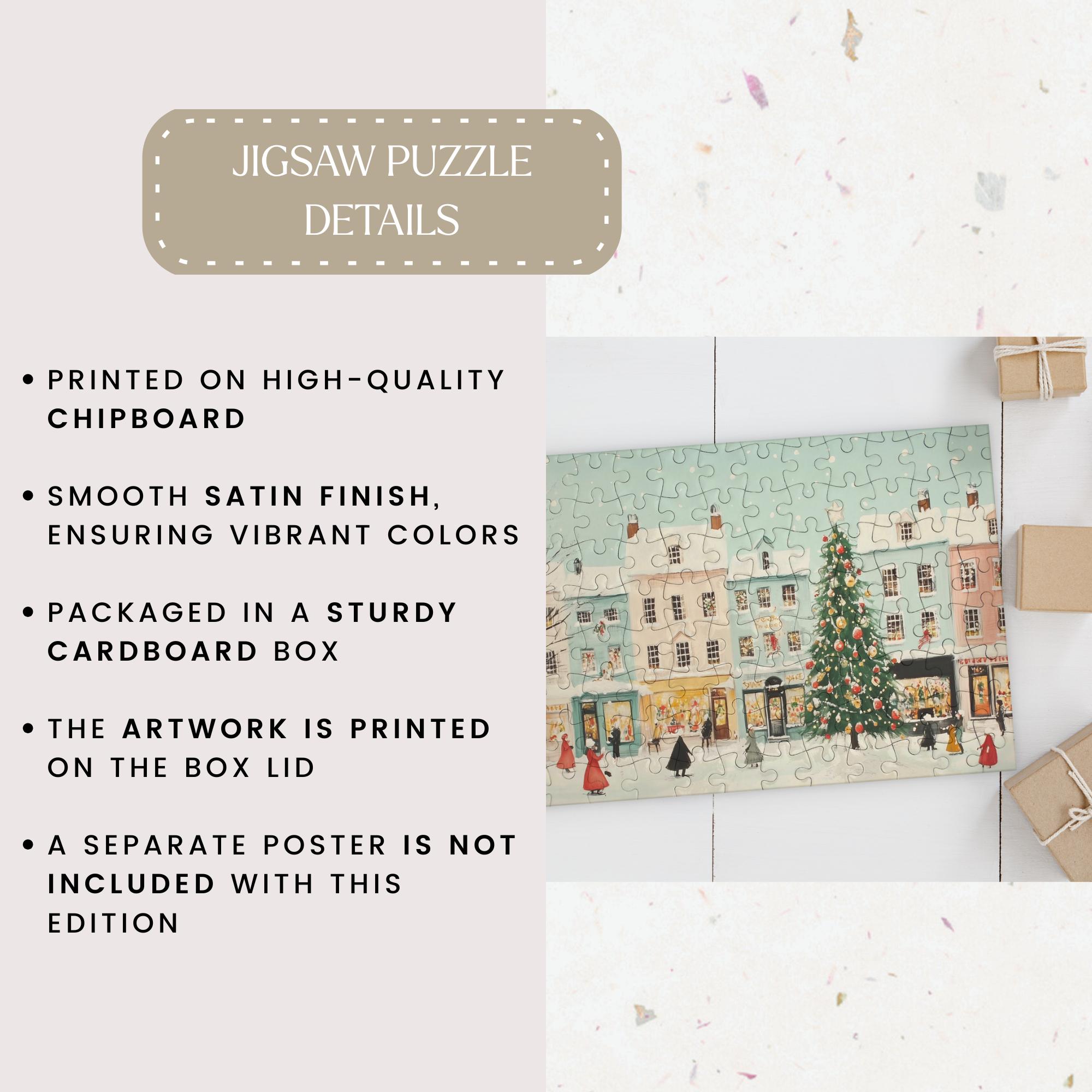 Christmas Holiday Puzzle Festive 1000 Piece Jigsaw Winter Wonderland ...