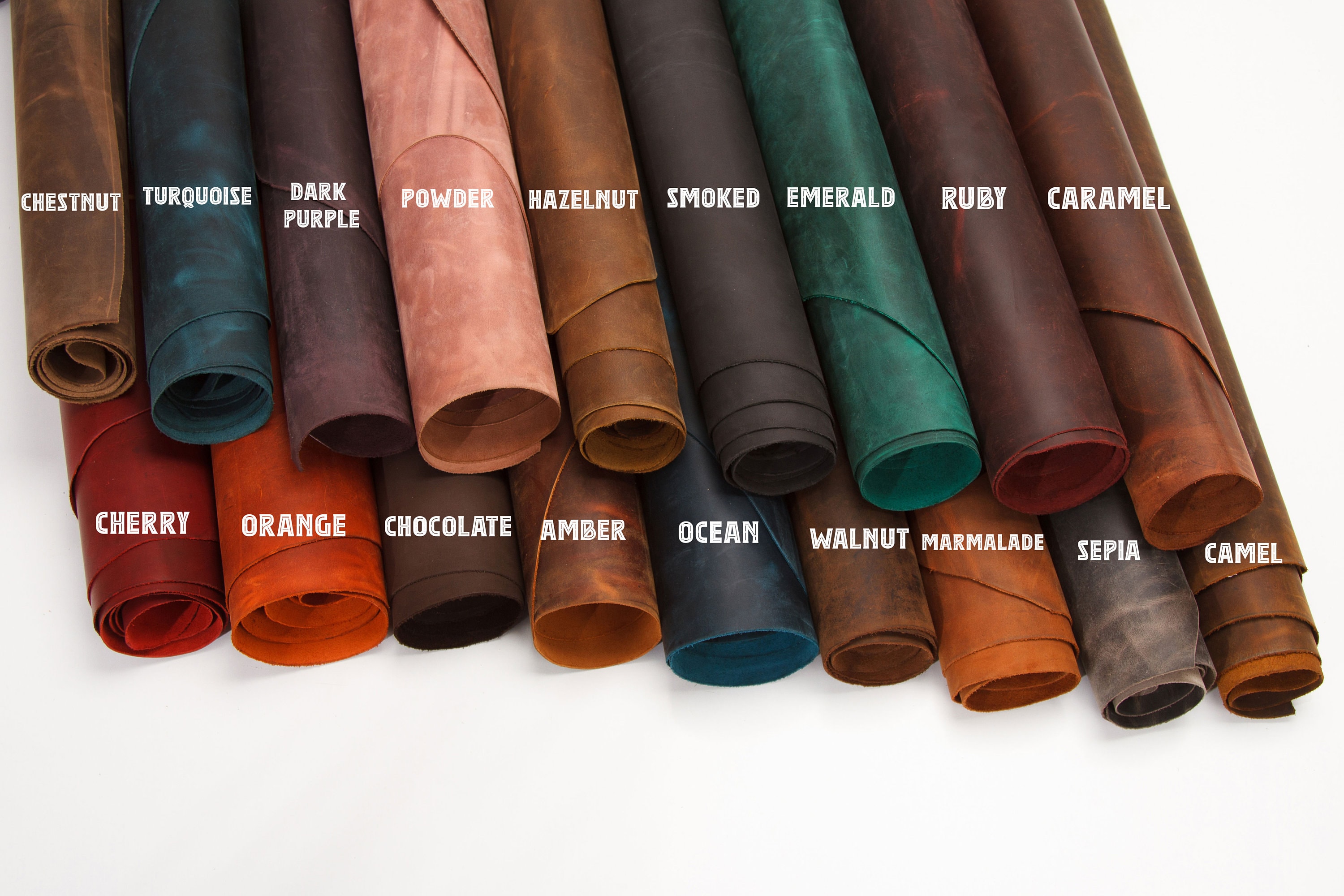 Full Hide 18 Sqft First Grade, Oil Tanned Genuine Leather, Crazy Horse ...