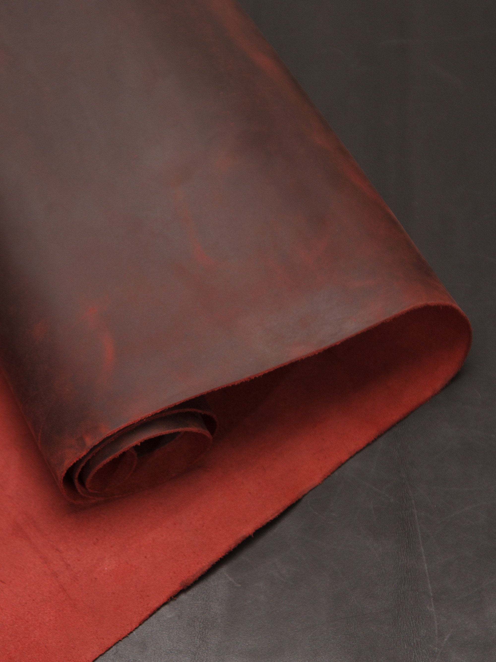 Full Hide 18 Sqft First Grade, Oil Tanned Genuine Leather, Crazy Horse ...