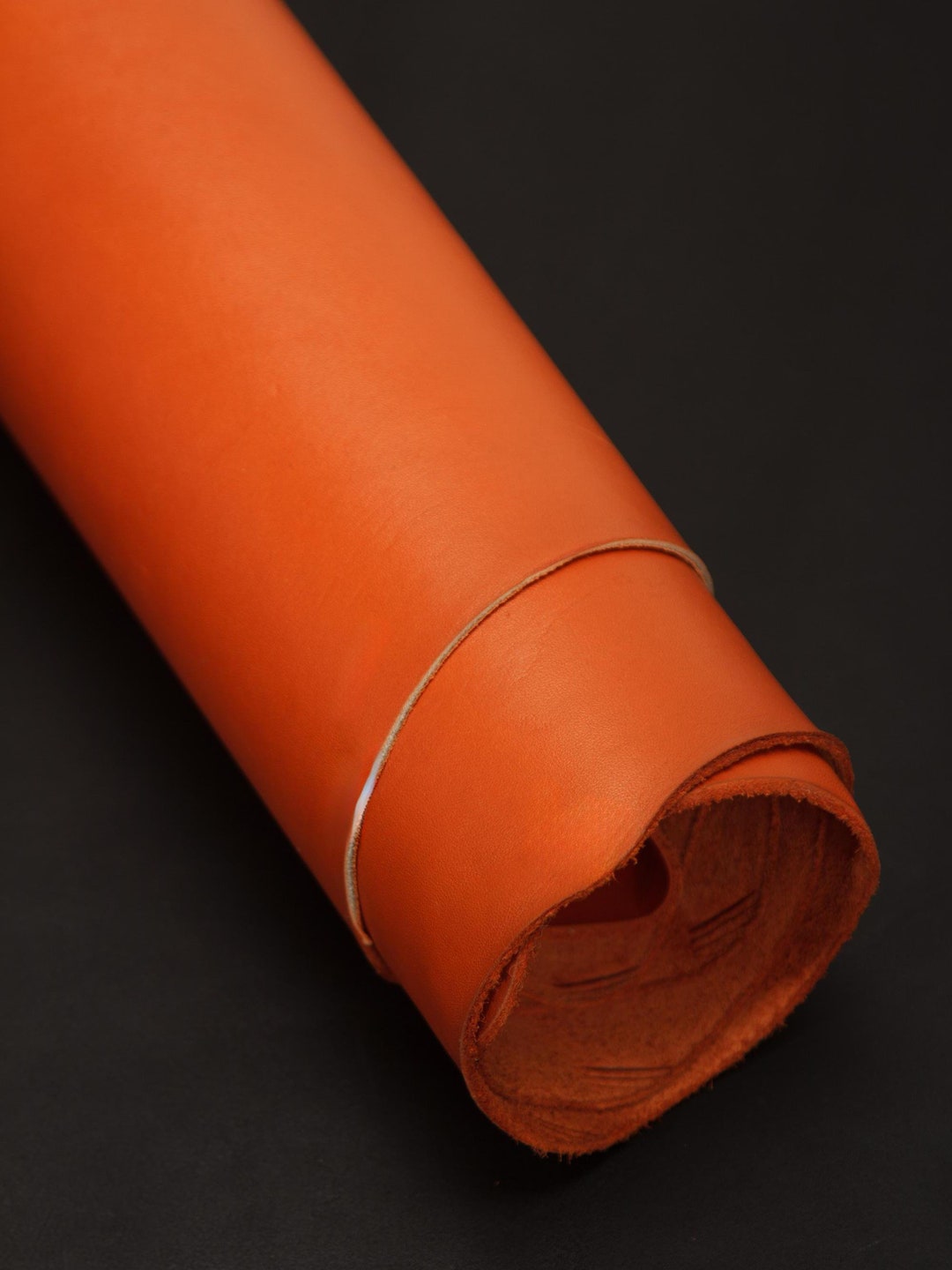 Orange Vachetta Leather Hide, Full Grain Calf Skin, 1.5-1.8mm - Etsy
