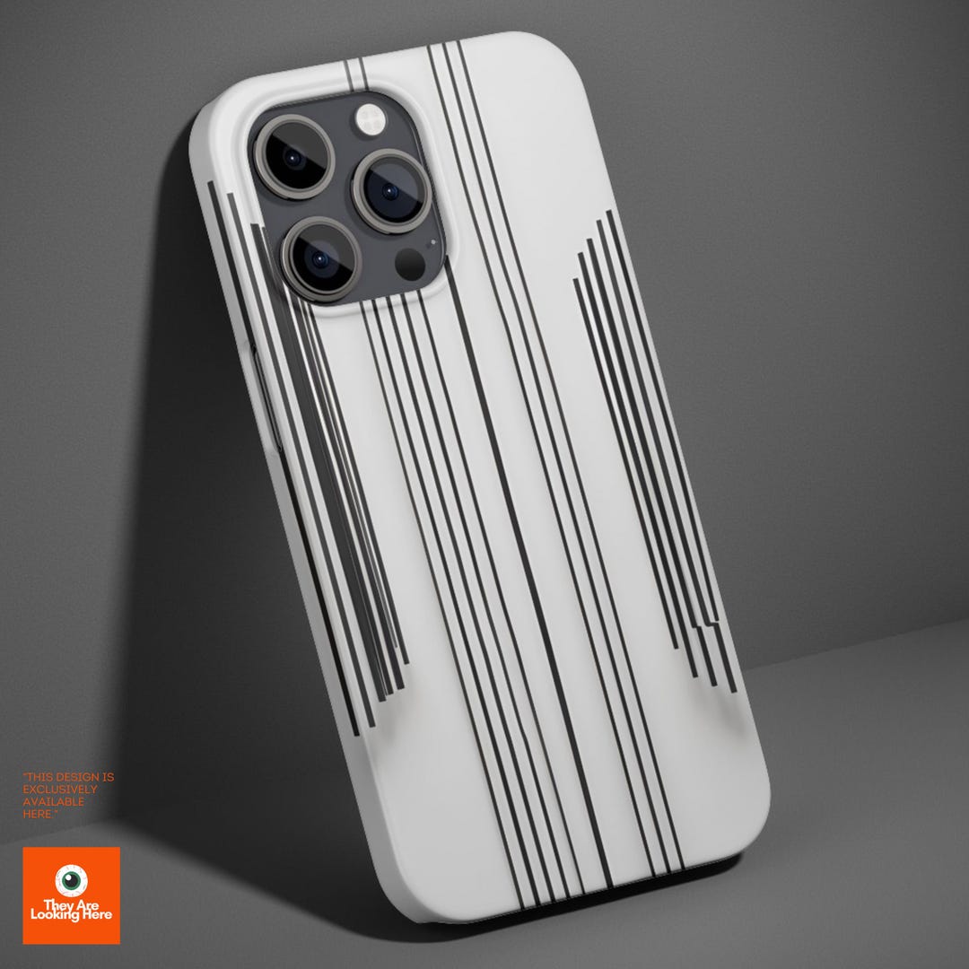 Simple Line Drawing Phone Case - Clean and Stylish - Modern Art Phone ...