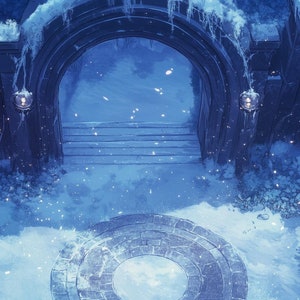 Dnd Snow Arena Battlemap - Etsy