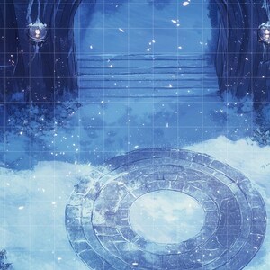 Dnd Snow Arena Battlemap - Etsy