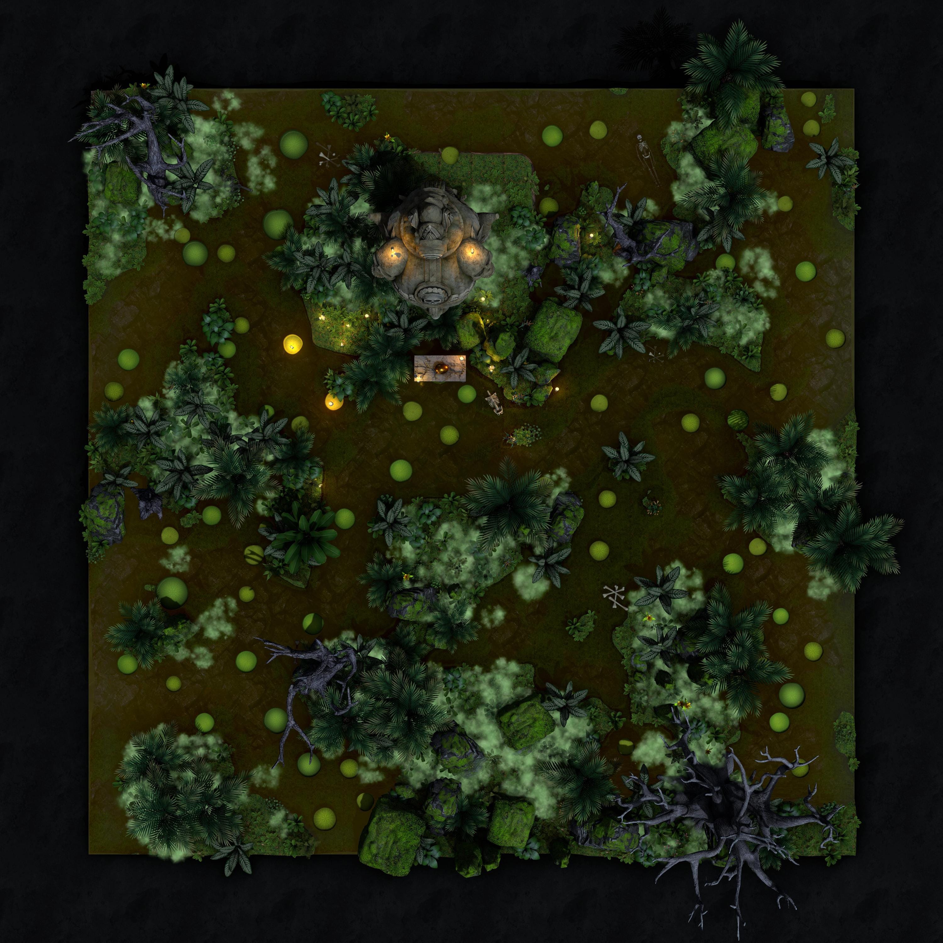 Full Pack of Dnd Swamp Battlemaps - Etsy