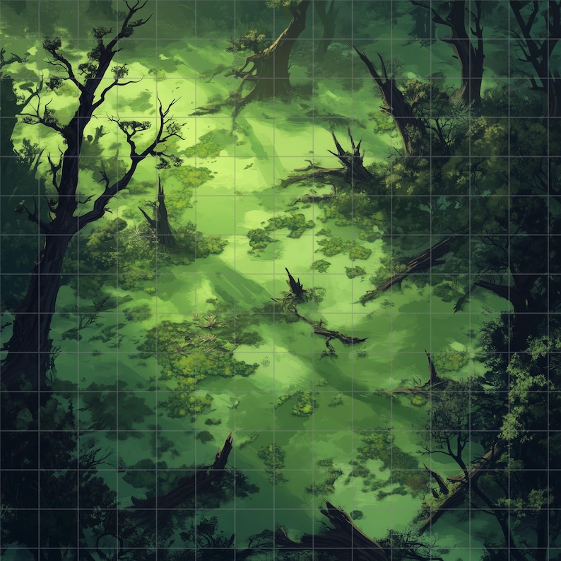 Dnd Bog Battlemap - Etsy