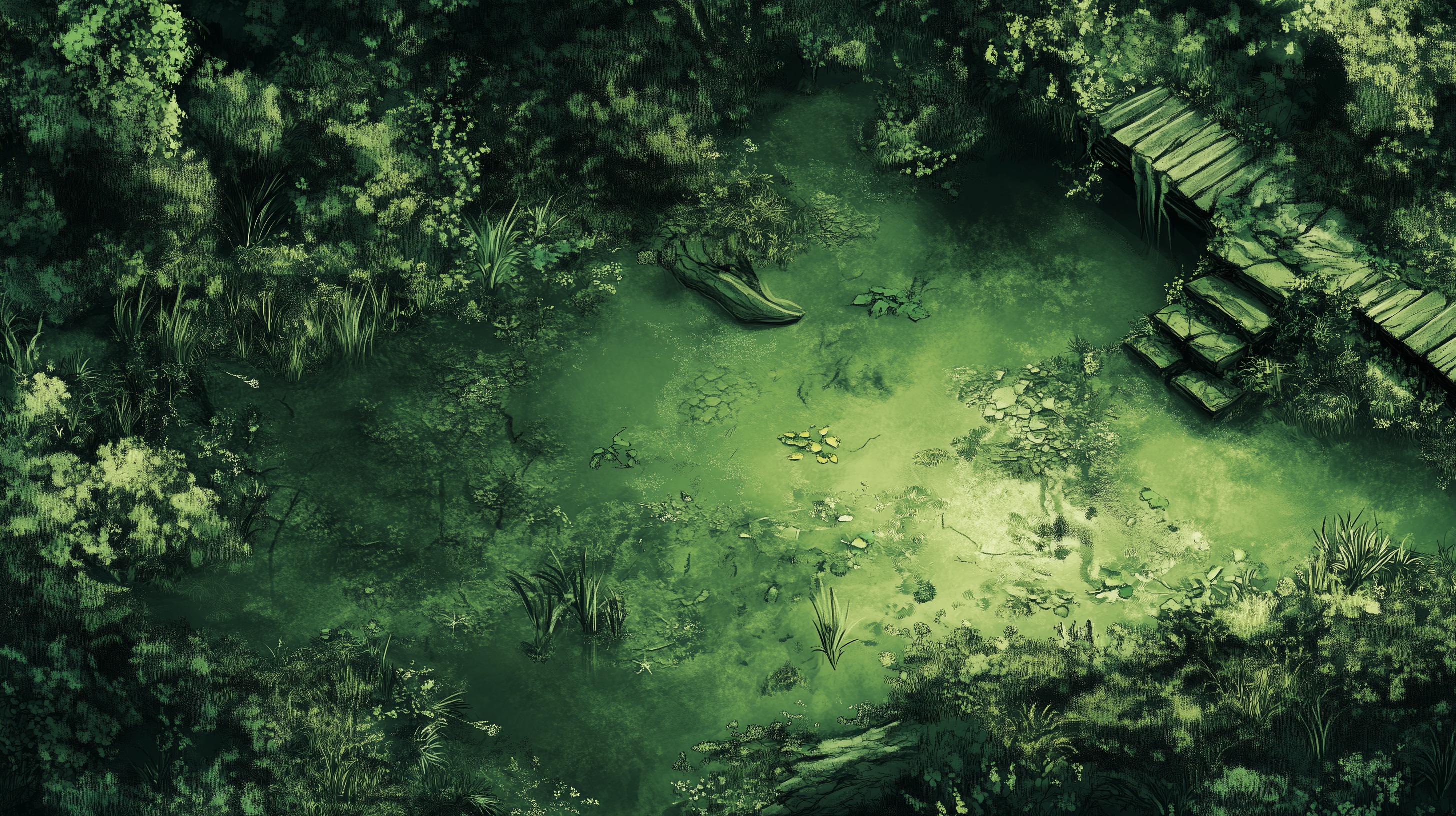 Full Pack of Dnd Swamp Battlemaps - Etsy