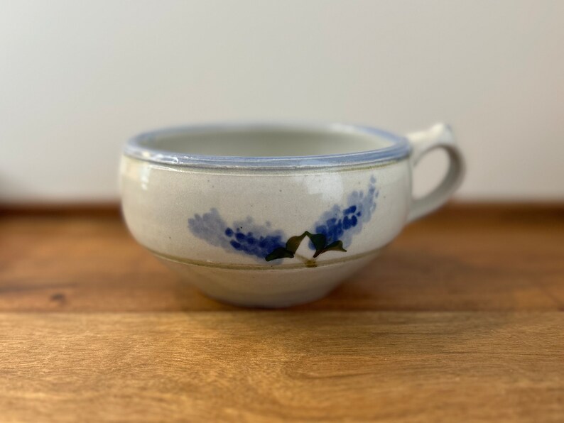 Handmade Salado Pottery Soup Bowl With Bluebonnet Design Gifts for ...