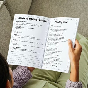 Moving Guide Checklist Simple Packing Moving Kit Planner List Easy ...