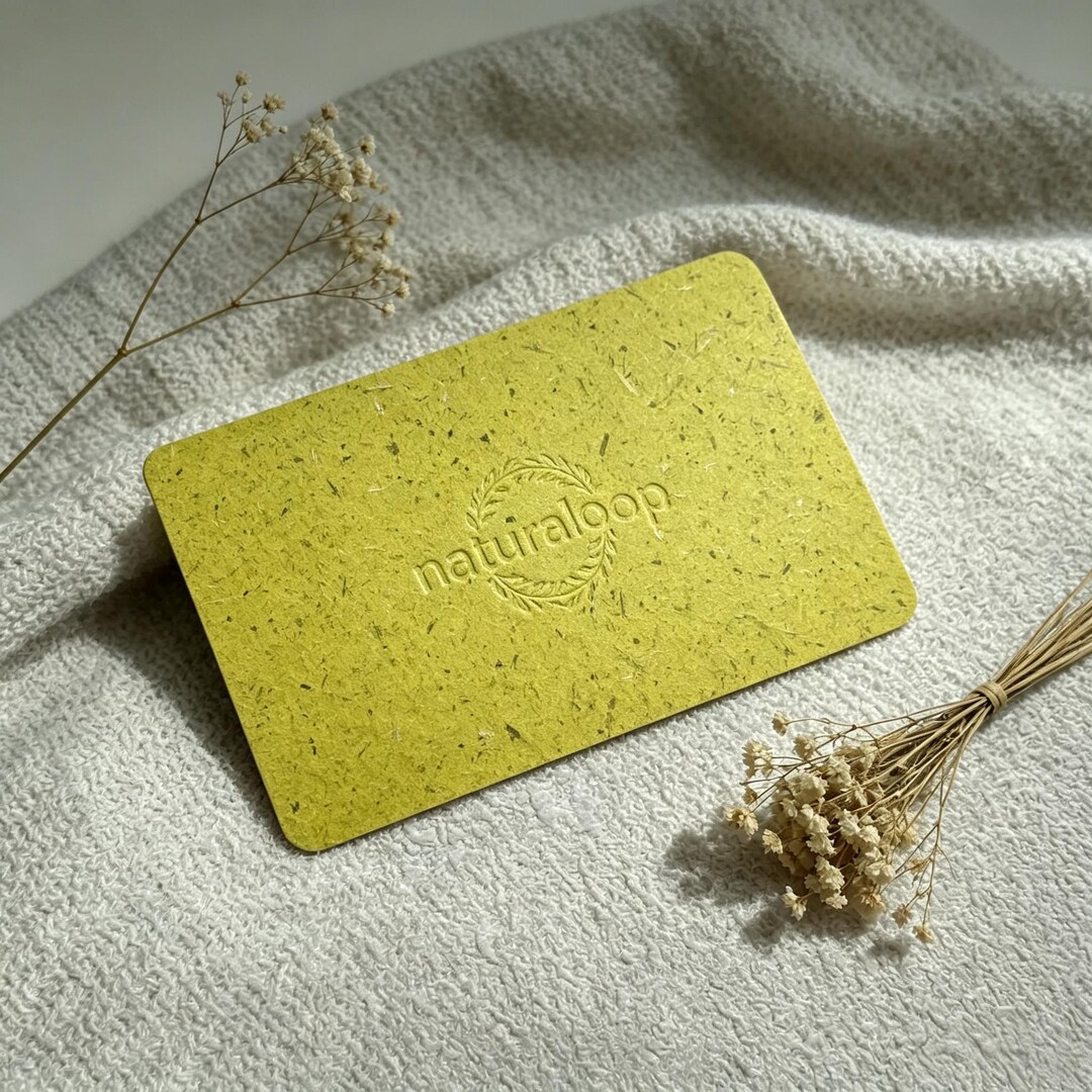Custom Card | Natural Grass Paper - Etsy