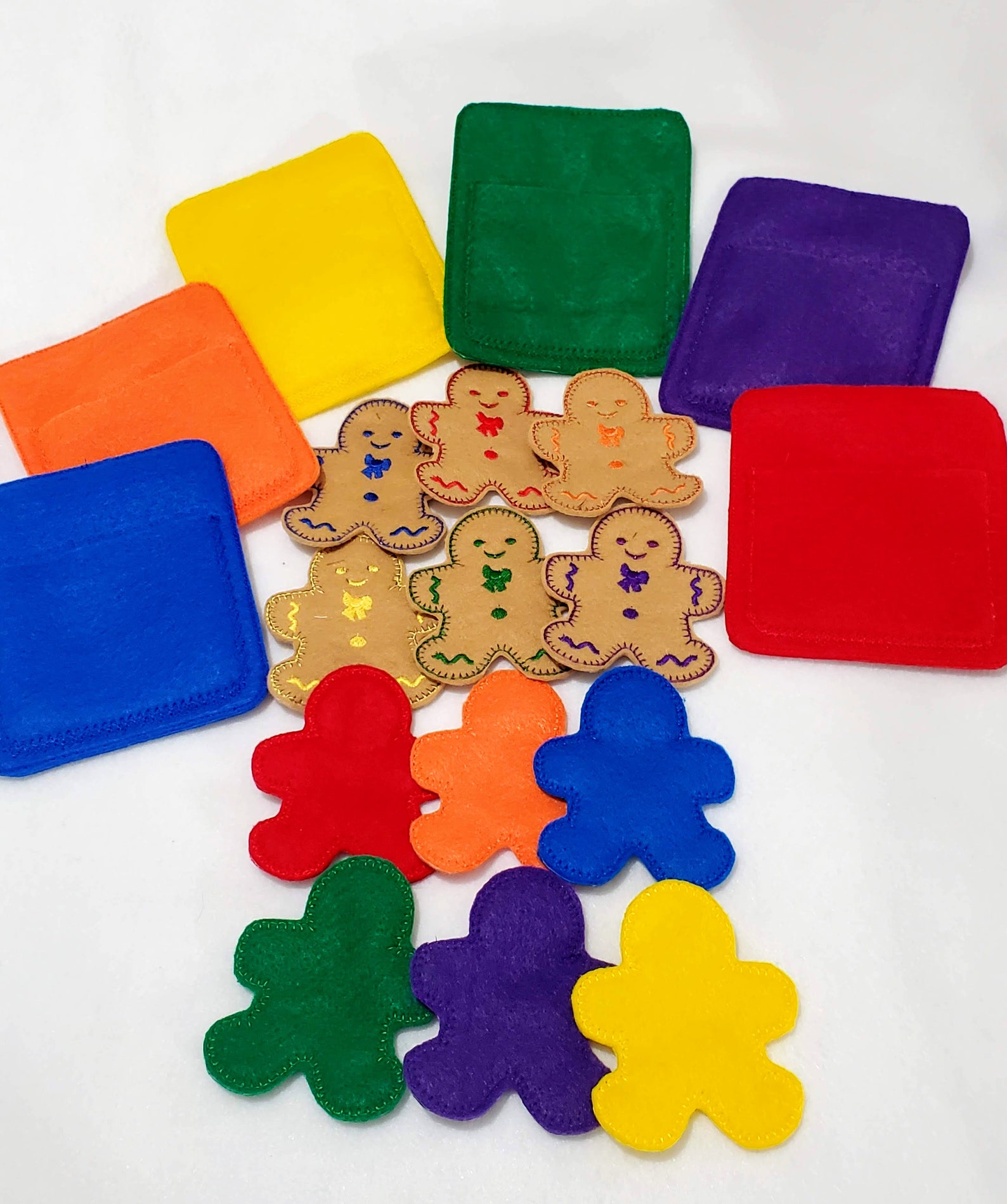Color Sorting Busy Bag With Pocket Shapes for Preschoolers and - Etsy