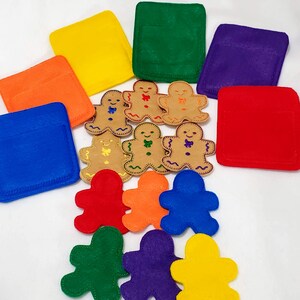 Color Sorting Busy Bag With Pocket Shapes for Preschoolers and ...