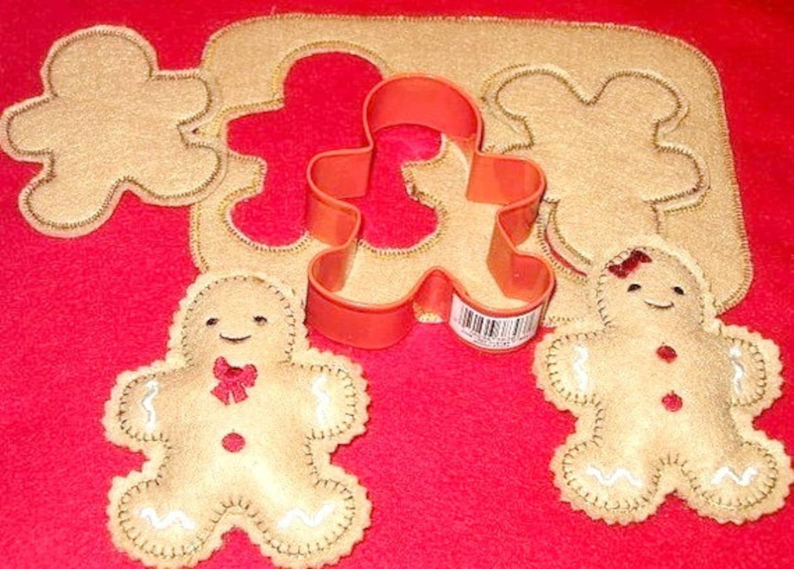 Christmas Boy and Girl Gingerbread Cookies Set of 2 Dolls One | Etsy