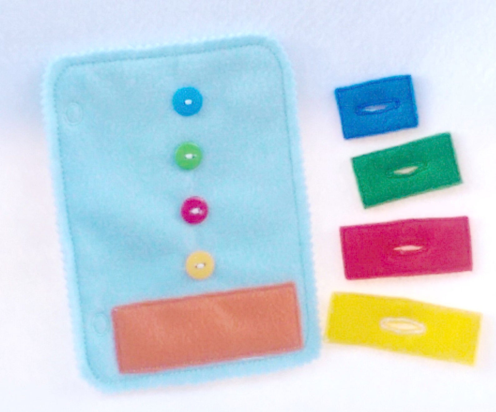 Quiet Book Snaps or Buttons Busy Book Toddler Learning Toy - Etsy