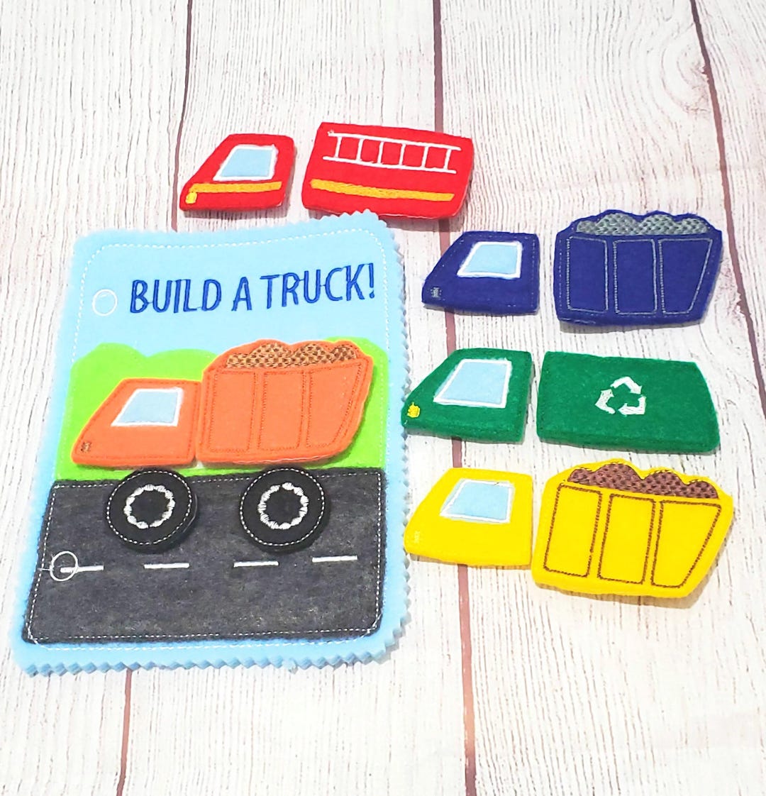 Montessori Truck Memory Game - Homeschool Kindergarten Toddler Matching ...