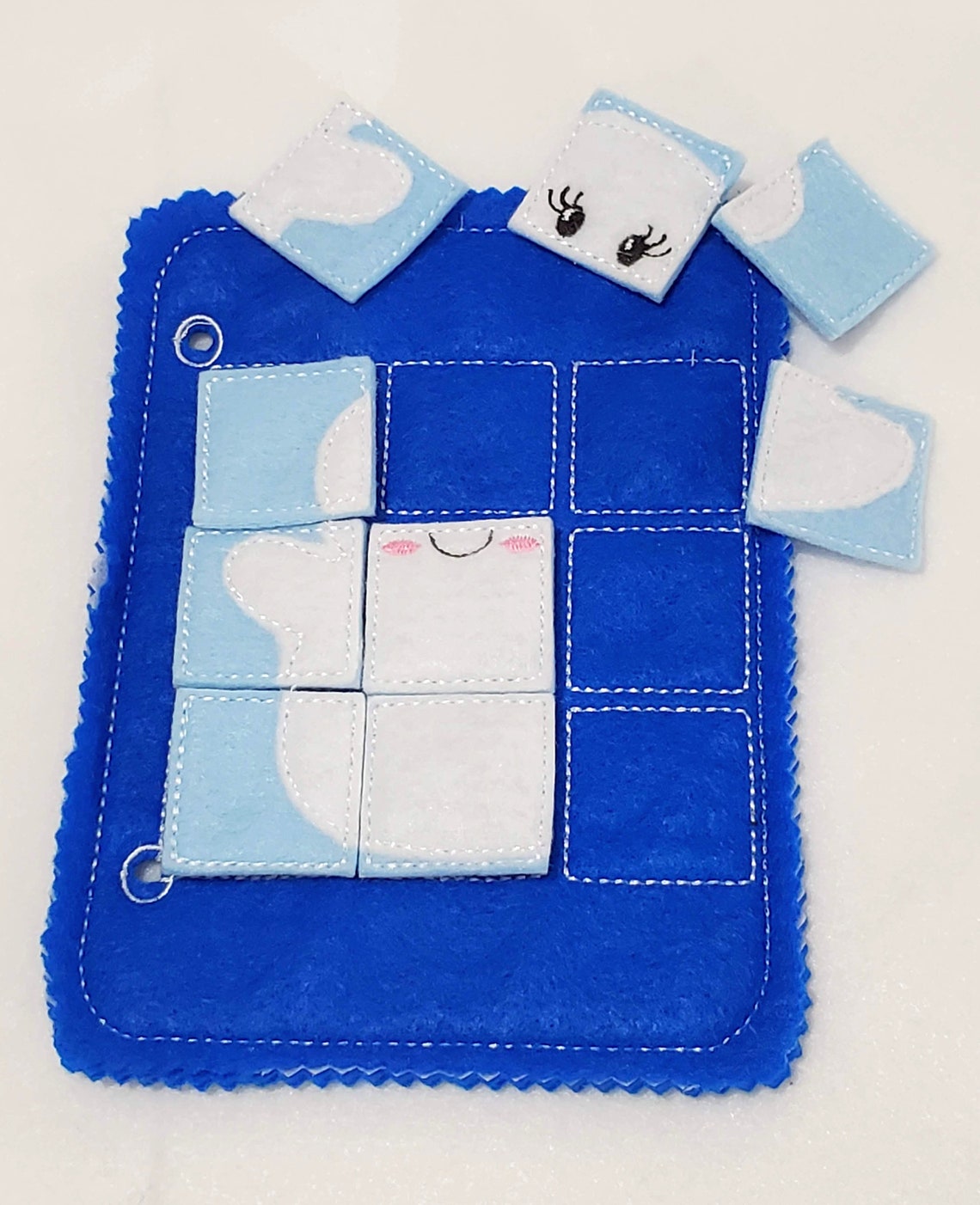 Quiet Book Page for Toddlers Ghost Puzzle With 9 Pieces - Etsy