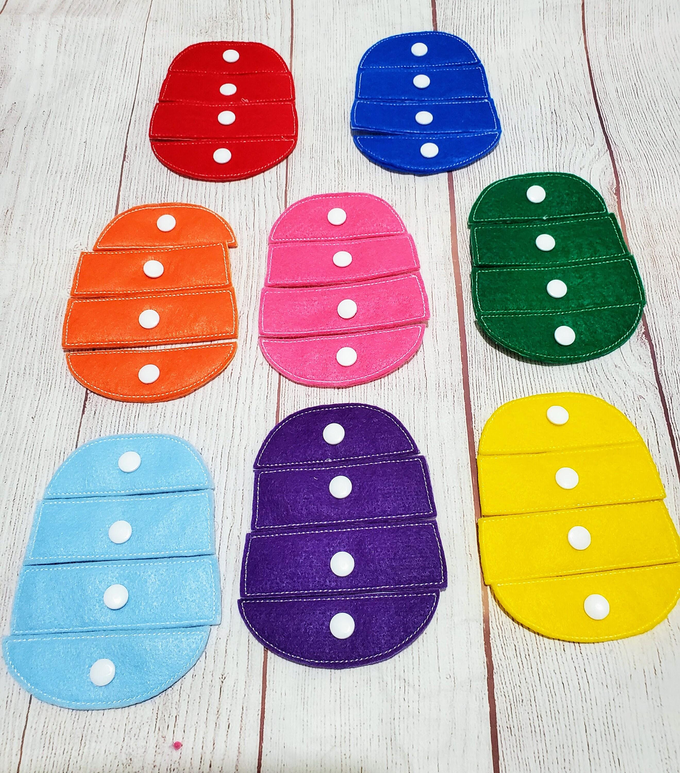Color and Size Sequencing Matching the Colors on the Cards Busy Bag ...