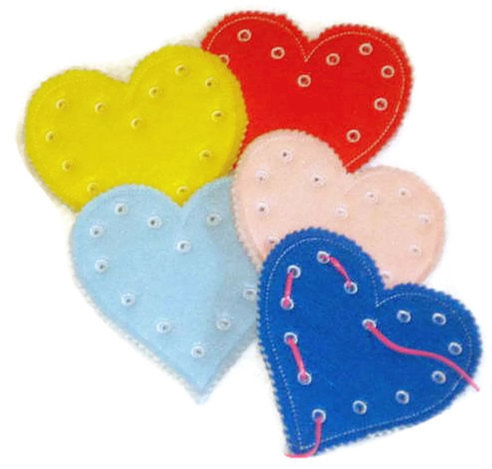 Heart Lacing Card Learning Activity Party Favor Sewing - Etsy