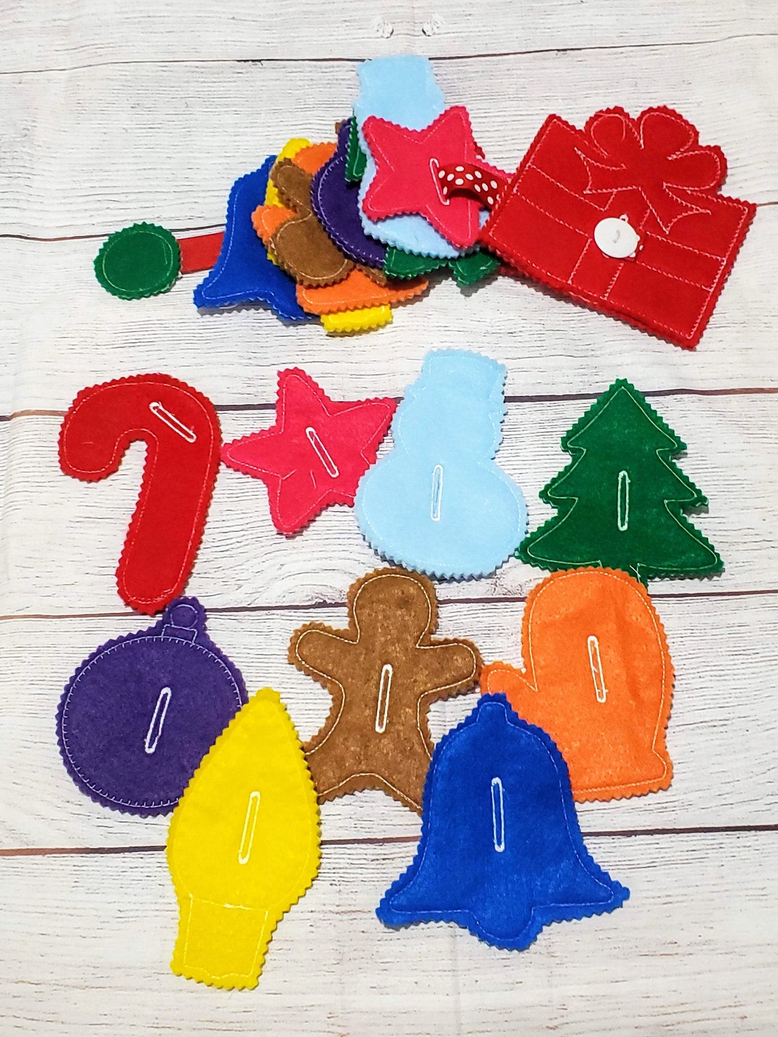 Christmas Felt Button Snake Stocking Stuffer Christmas - Etsy
