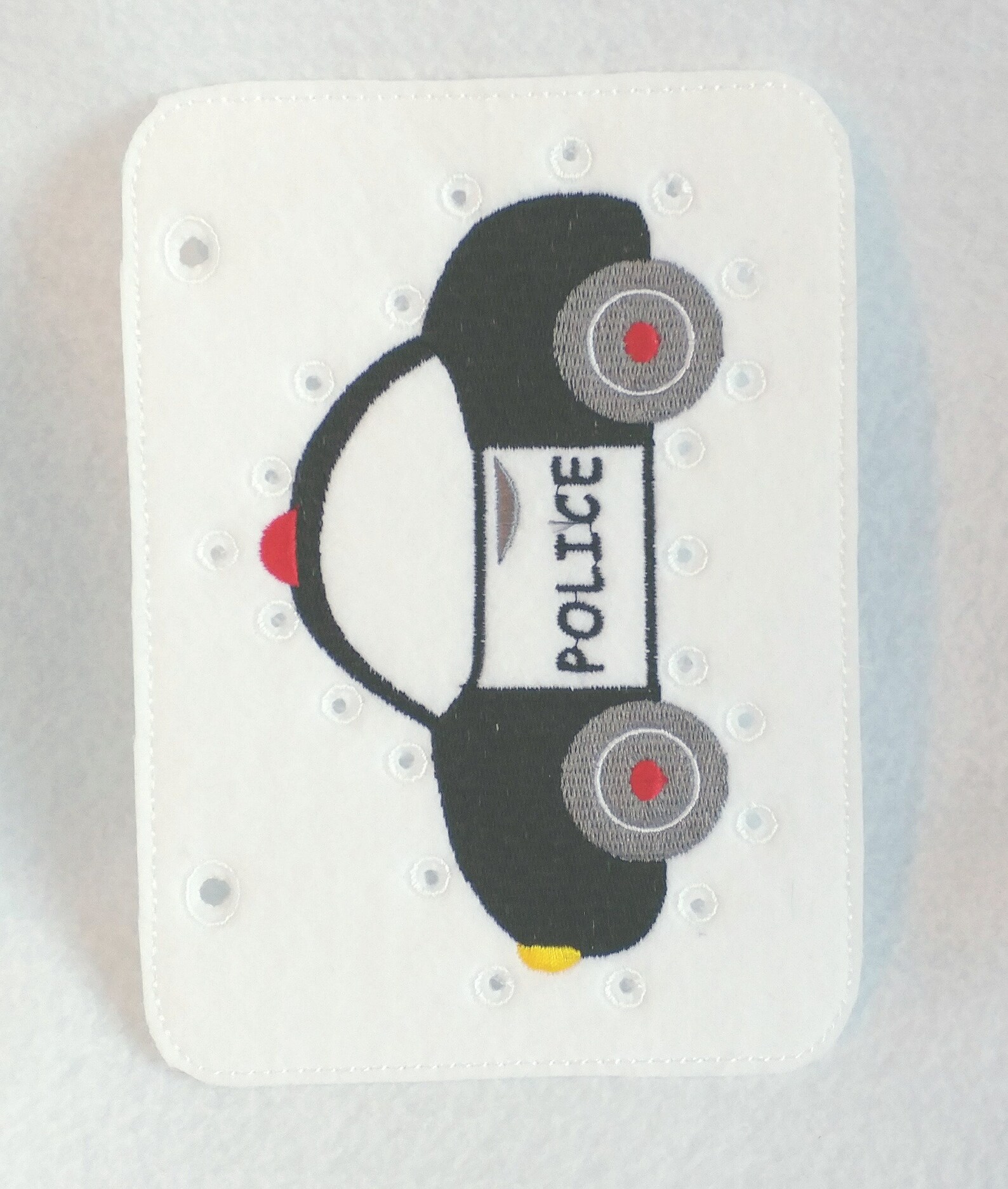 Quiet Book Police Car Lacing Page Toddler Quiet Book - Etsy