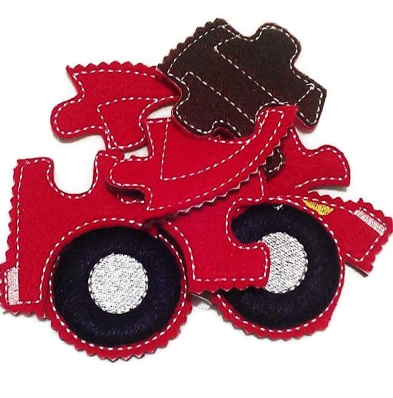 Red Car Felt Puzzle Game Perfect for Party Favors School - Etsy