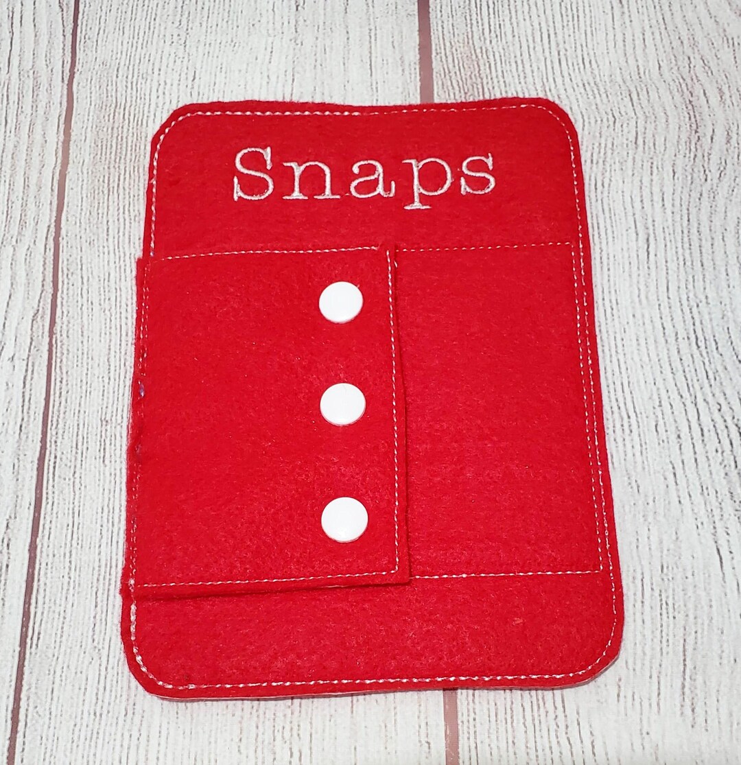 Eco-felt Snap Practice Board – Toddler Fine Motor Skills Toy - Etsy