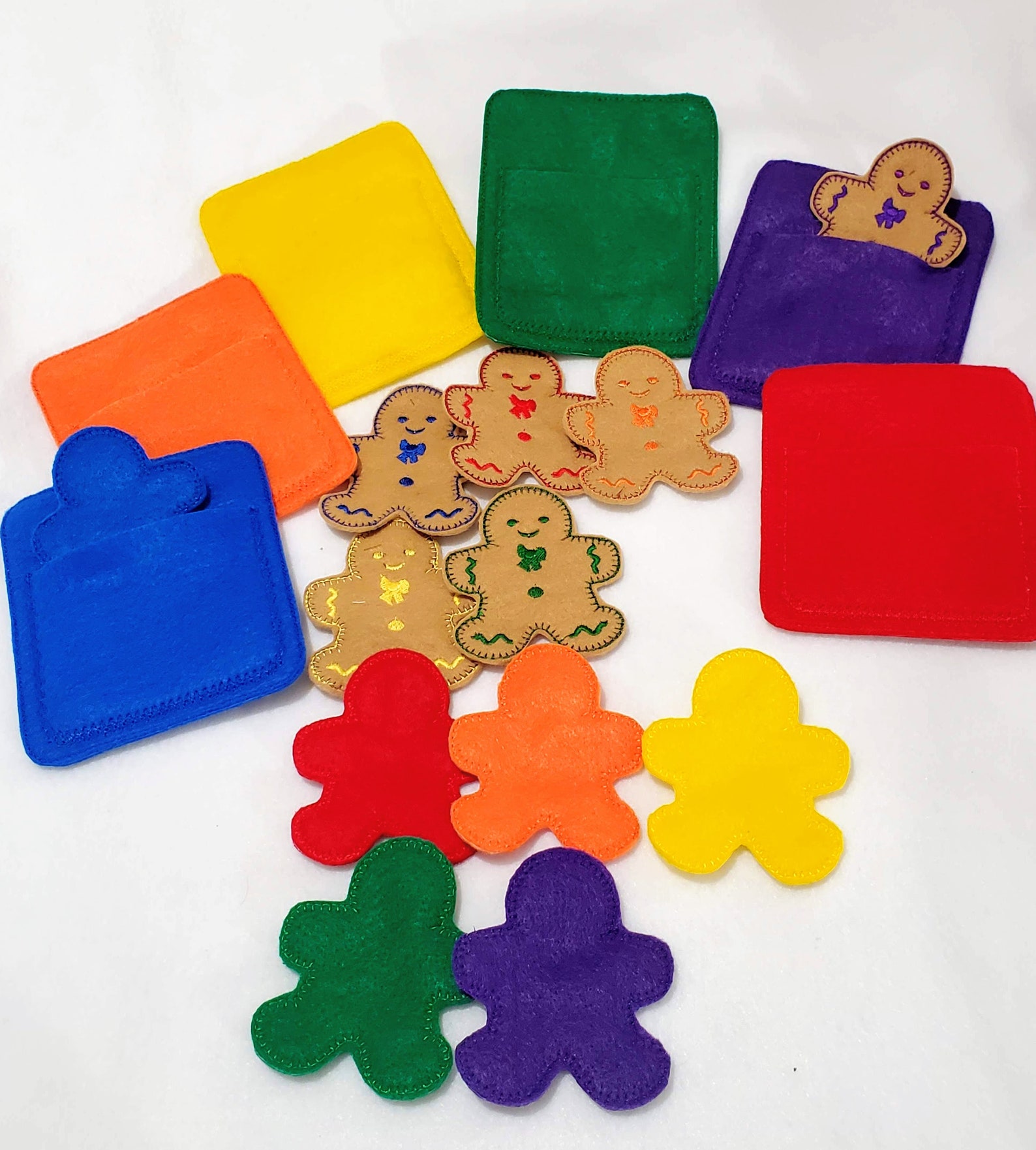 Color Sorting Busy Bag With Pocket Shapes for Preschoolers and - Etsy