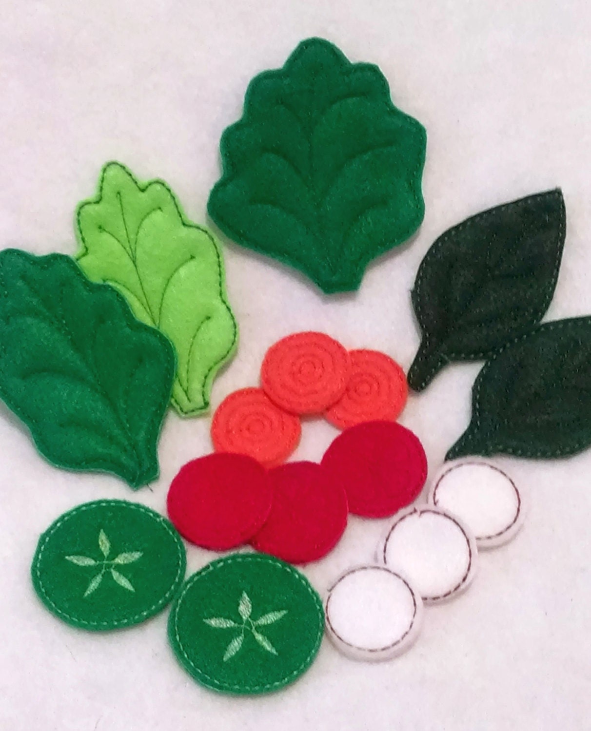 Felt Salad Toy Food Set - Pretend Play Food - Etsy