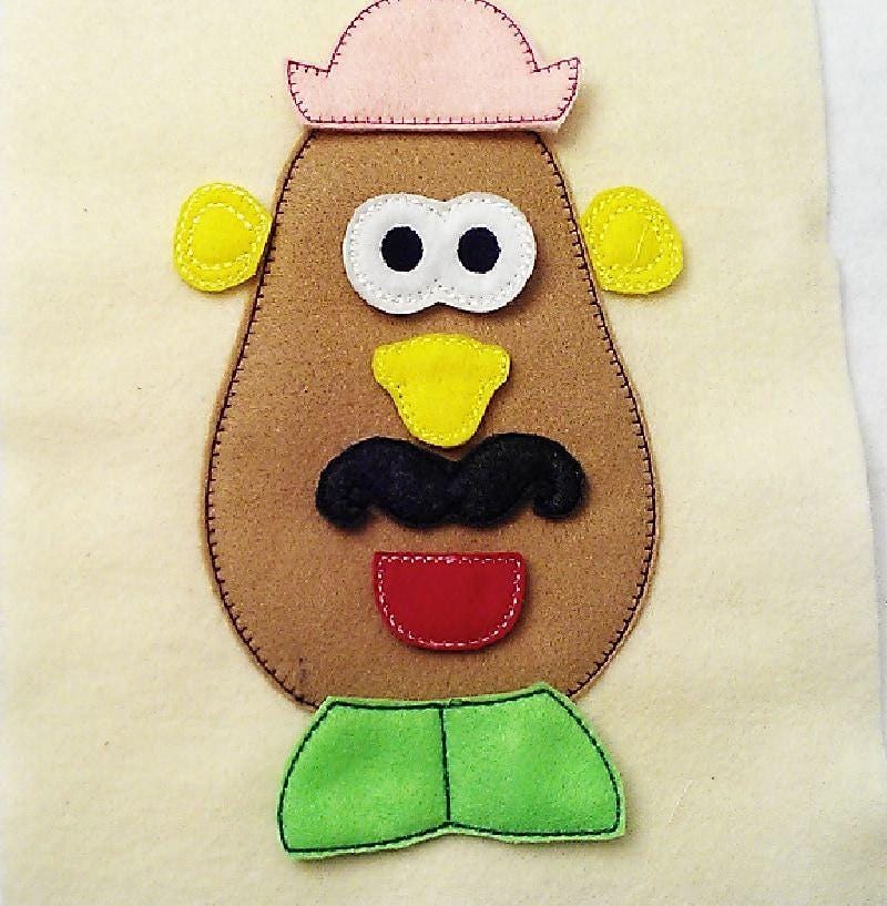 Add on Set for Potato Head Includes 9 Pieces Felt Mat Game Educational ...