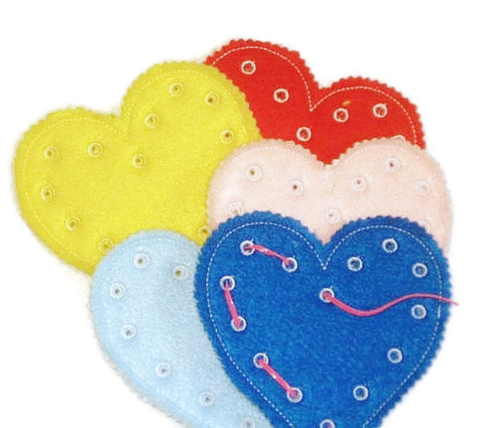 Heart Lacing Card Learning Activity Party Favor Sewing - Etsy